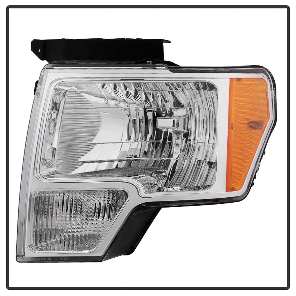 ACANII - For [Halogen Model] 2009-2014 Ford F150 Pickup Headlights Headlamps Assembly Pair Set Driver + Passenger