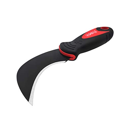 CHILI Tools Flooring Linoleum Knife with SK-5 Hardened Carbon Steel Blade and Soft Non-Sticky Rubber Handle for Cutting Carpet, Vinyl Flooring, Linoleum, Wallpaper, Made In Taiwan (2PCS)