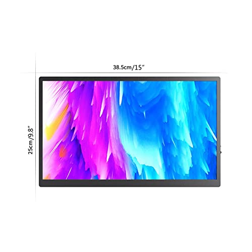 Airr Portable Monitor 17", 1920 x 1080 IPS Display with Mini HDMI/Type-C/USB-C, Dual Built-in Speakers, with Protective case Stand