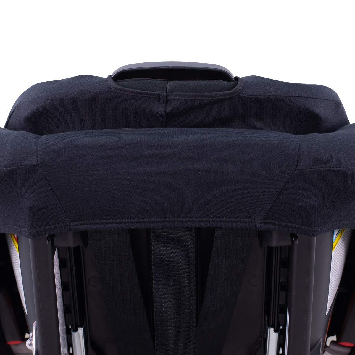 JYOKO Kids Cover Liner for car seat Compatible with Graco Extend2fit, 100% Cotton Made (Black Series)