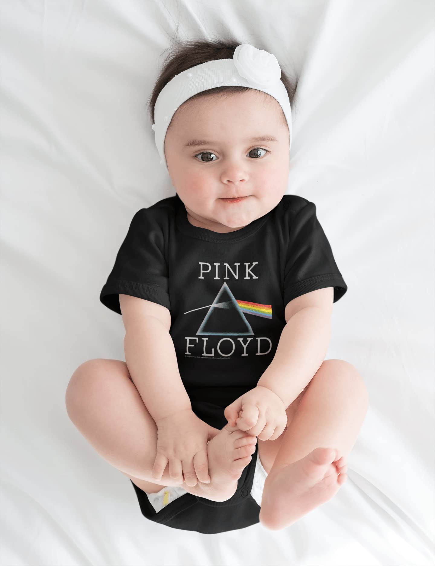 Pink Floyd Prism Black Infant Baby Creeper Snapsuit Romper