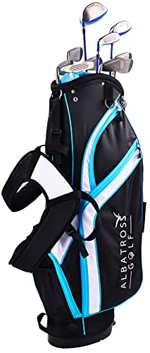 Albatross Golf Men's Complete Golf Club Set with Stand Bag, 13-Piece or 16-Piece, Right Hand