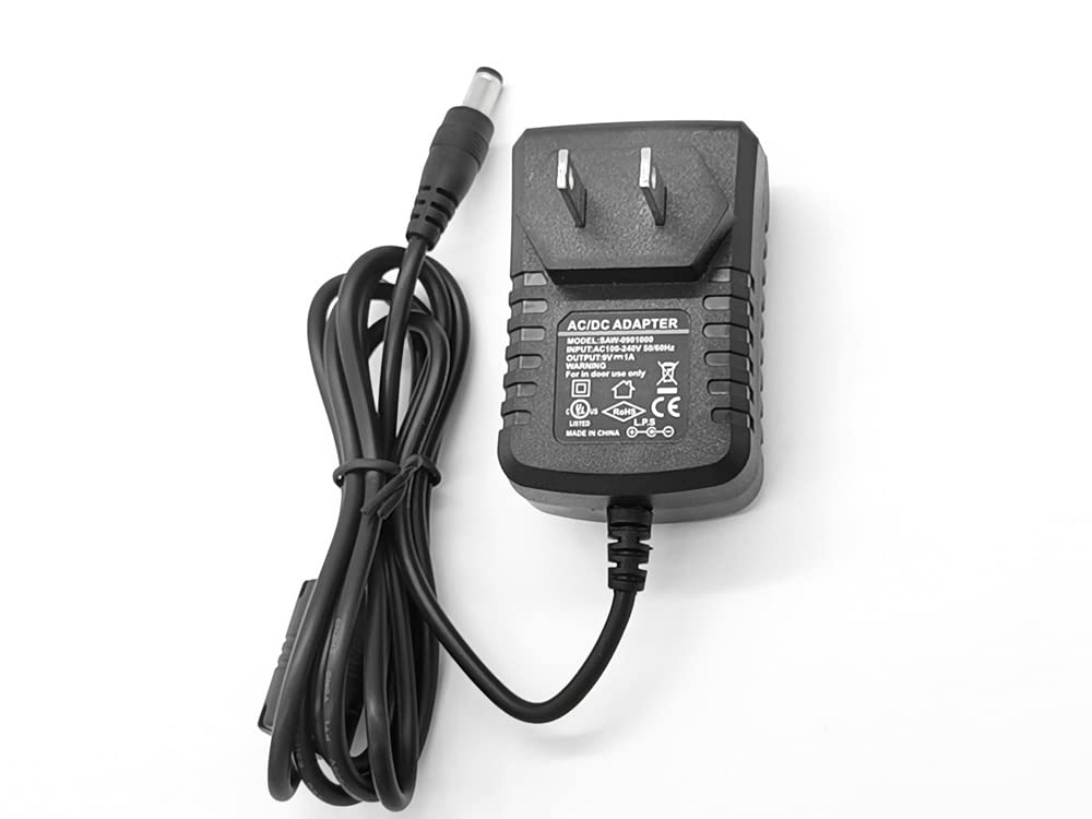 9V DC 1A Power Supply Adapter for Guitar Effects Pedal Center Negative