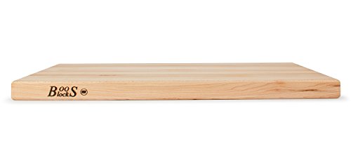 John Boos Block R02 Maple Wood Edge Grain Reversible Cutting Board, 24 Inches x 18 Inches x 1.5 Inches
