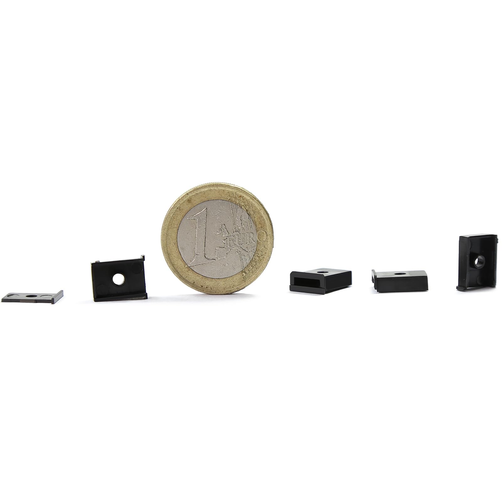 6 Pairs HO Scale 1:87 Coupler Pocket Cover Coupler Box Lid with Screws for Freight Car Trains Railroad HP37HO(Box)
