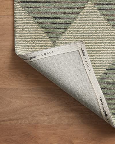 Chris Loves Julia x Loloi Francis Collection FRA-01 Spa / Granite 5'-0" x 7'-6" Area Rug