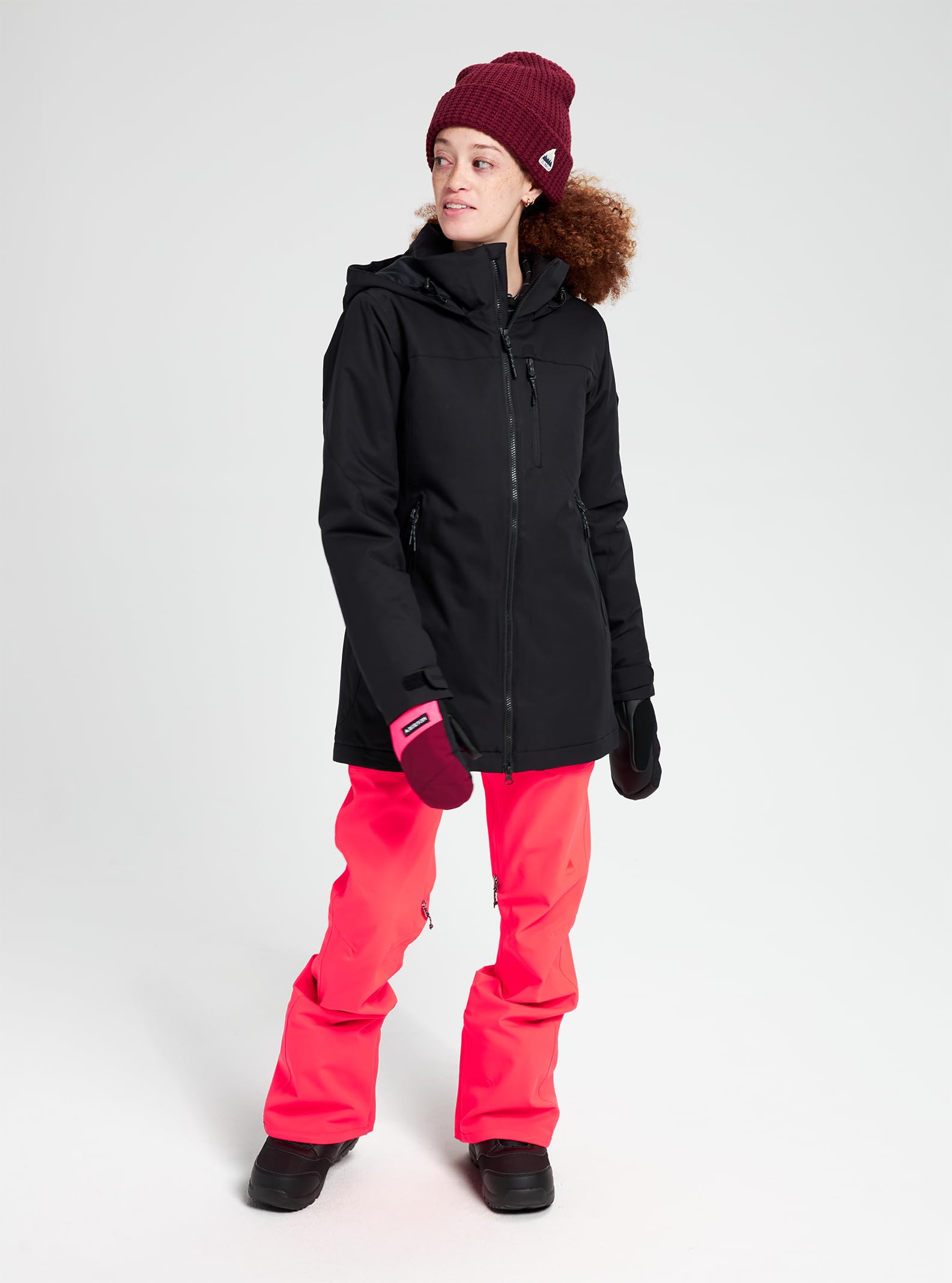 Burton Women's Lelah 2L Jacket, True Black, S