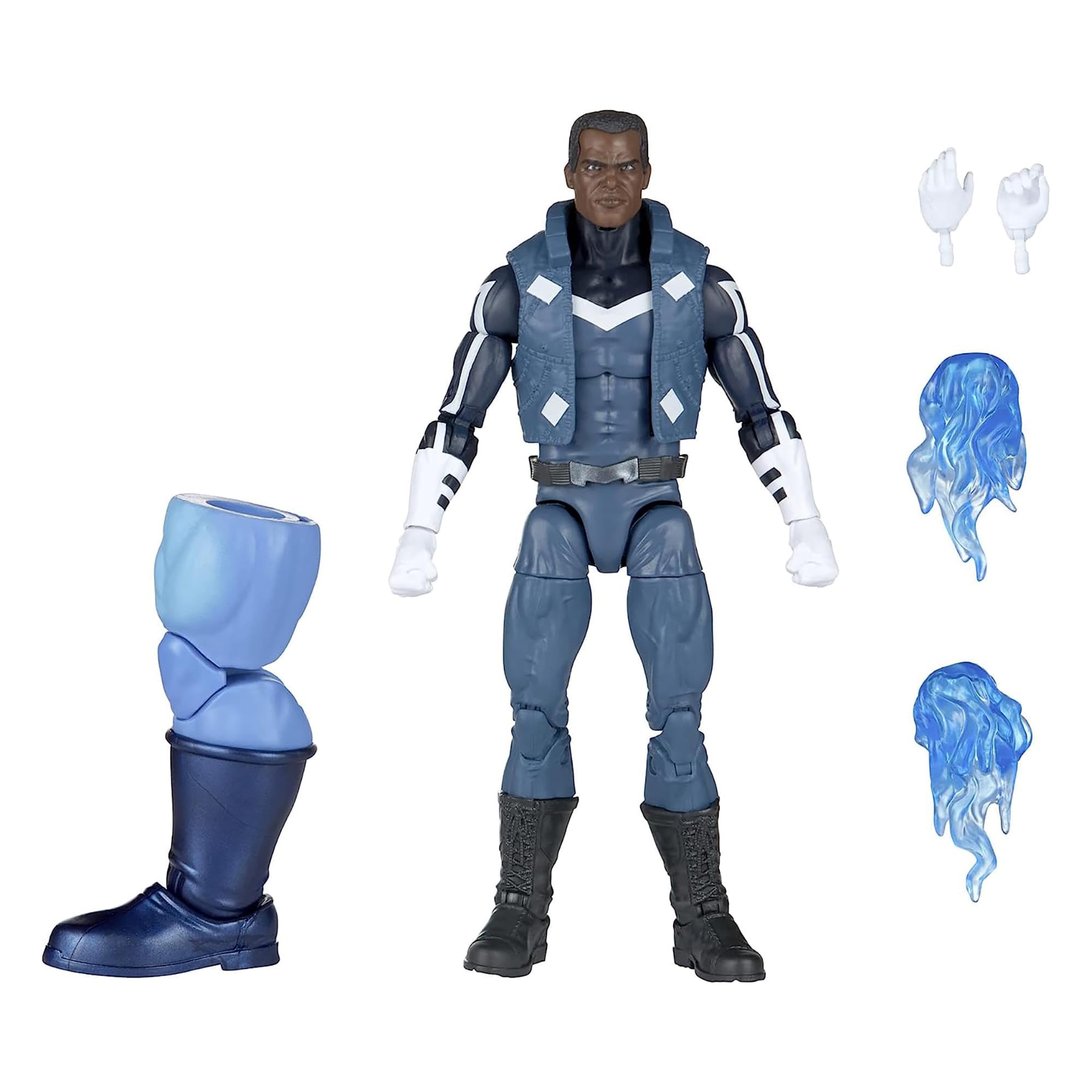 Marvel Legends Series Blue Ultimates Costume Action Figure 6-inch Collectible Toy, 4 Accessories, 1 Build-A-Figure Part