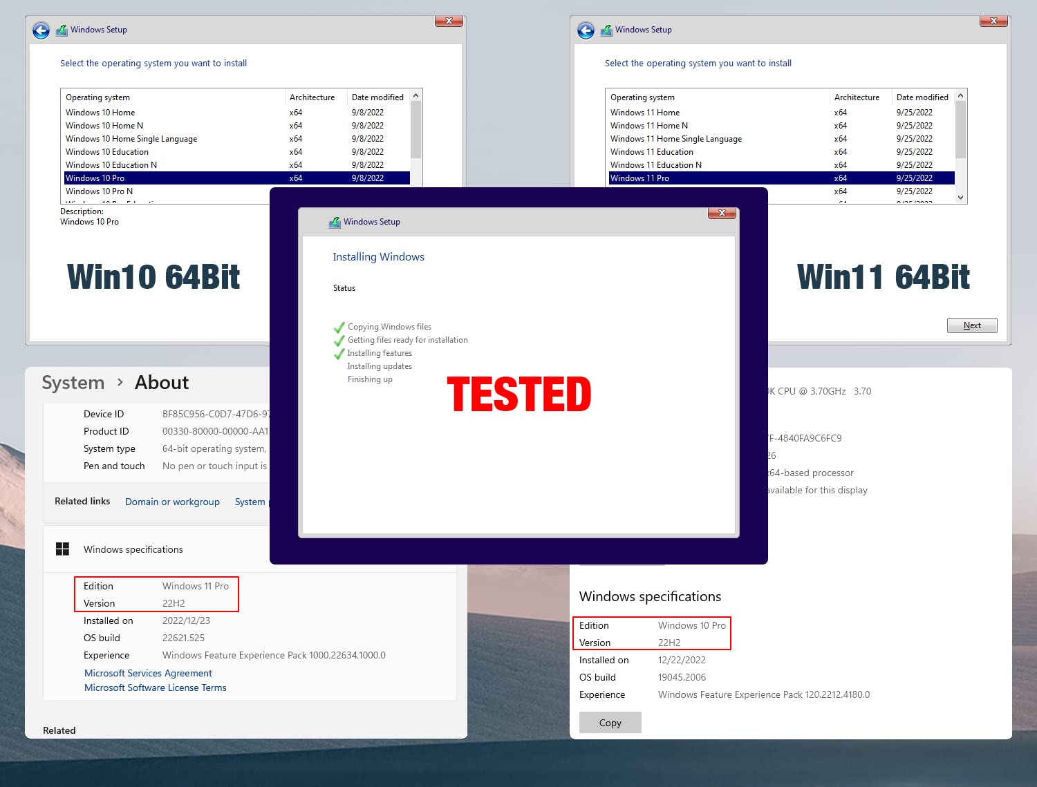 64GB - Bootable USB Driver 3.0 for Windows 10 & 11, Password Reset,Supported UEFI and Legacy, Reinstall/Restore, Data Recovery, Repair Tool, Compatible Old PC