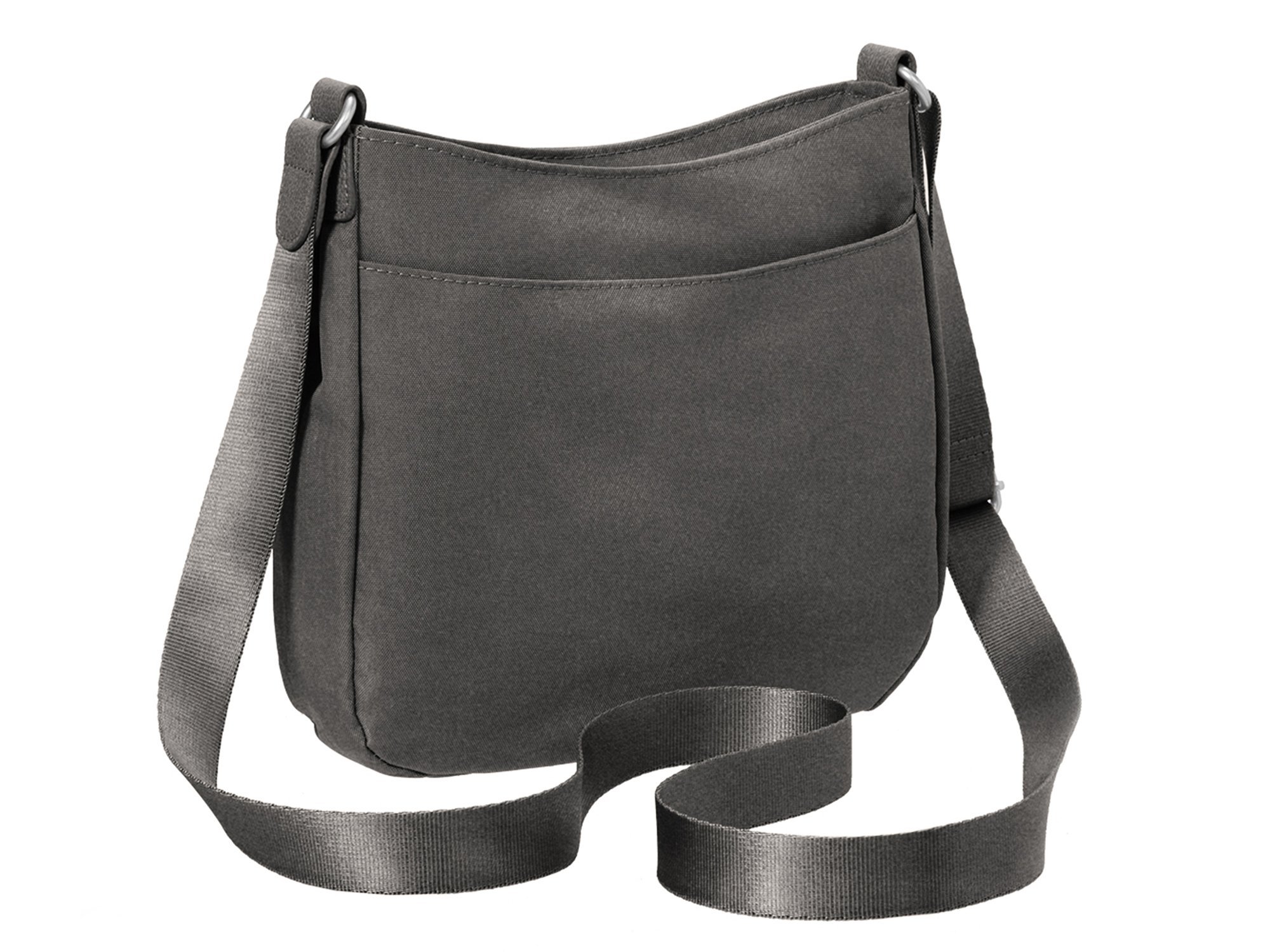 Baggallini Womens Uptown Bagg With Rfid Phone Wristlet Handbags, Gray, One Size US
