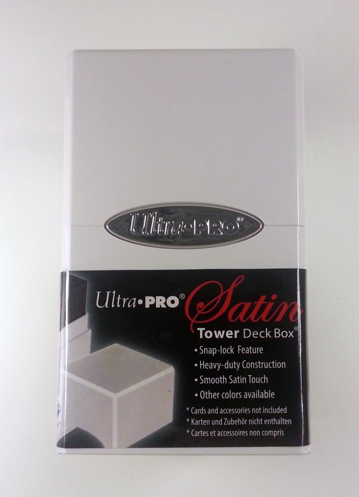 Bright Yellow Satin Tower Deck Box