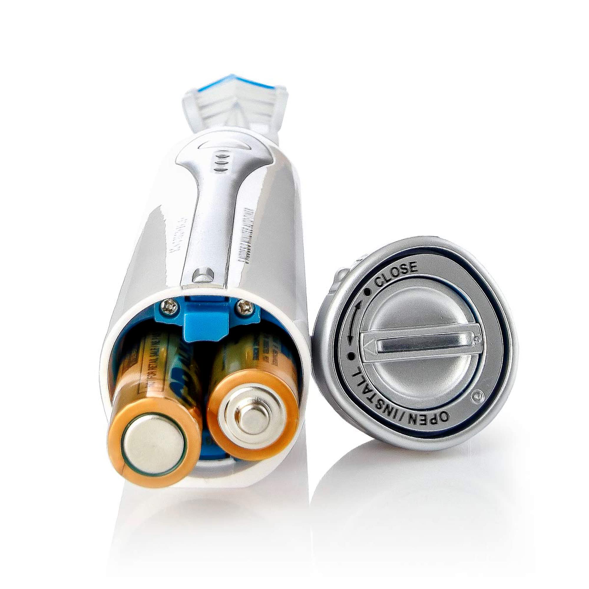 Triple Bristle GO | Portable Battery Sonic Travel Toothbrush | Three Cleaning Modes | Soft Nylon Bristles | Also for Autistic Special Needs Adults and Kids | Oral Care Kit