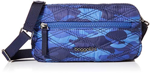 Baggallini Womens Mini, Blue Camo, One Size US