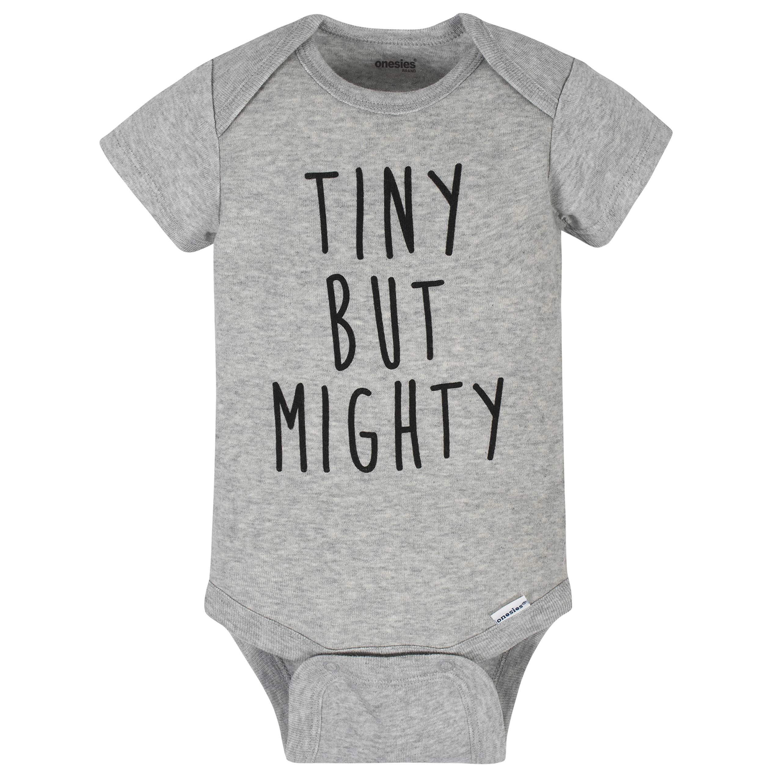 Onesies Brand baby-boys 8-pack Short Sleeve Mix & Match Bodysuits and Toddler T Shirt-Set, White Elephant, 0-3 Months US