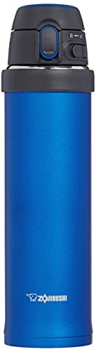 Zojirushi SM-QHE60AK, Flip-and-Go Stainless Mug, 20-Ounce, Cobalt Blue