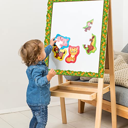 65.6ft Sunflower Bulletin Board Borders Straight Rolled Border Trim Decoration for School Classroom Offices Blackboards Drawing Boards Desks Windows Doors
