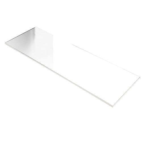 Avant Decor | Sample Tile | Stone Composite Subway Solid Color Tiles | Peel and Stick Kitchen Backsplash Tiles | Wall Tiles | 4β x 12β | Bex Metro Glossy Cotton