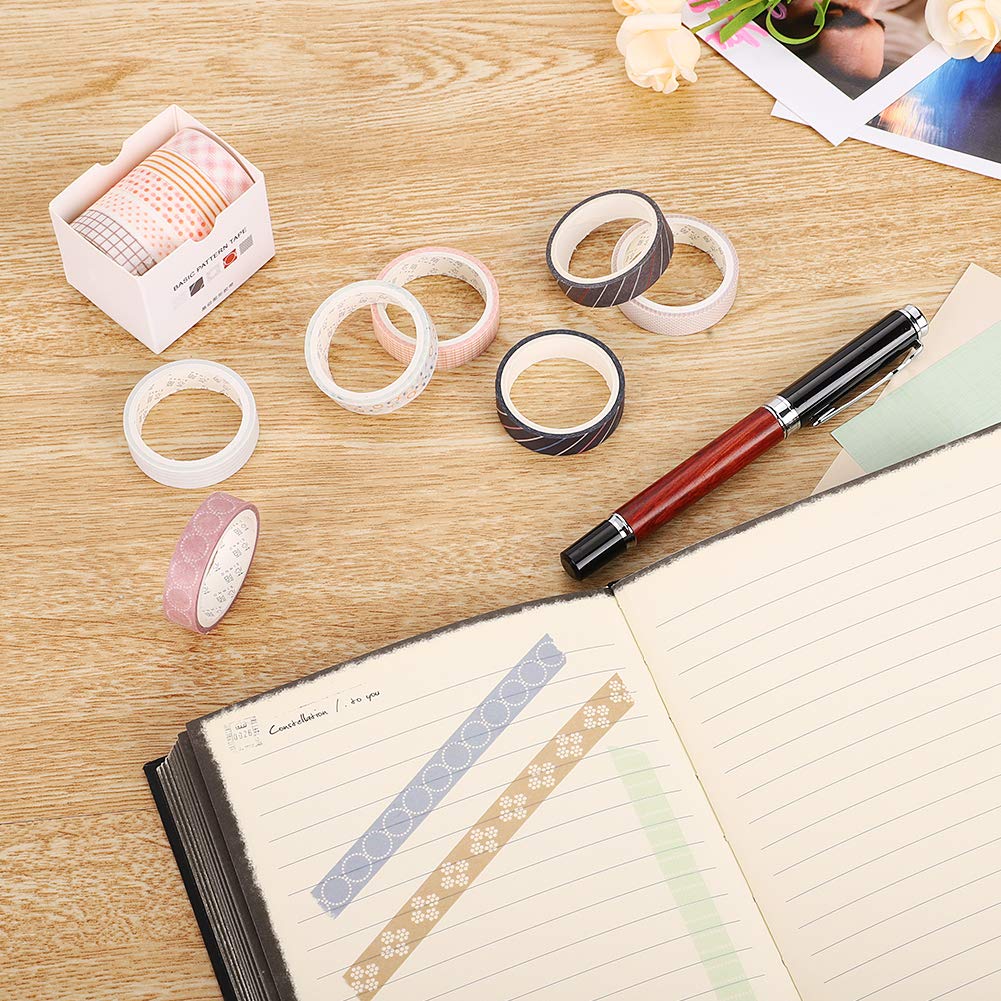 Accmor 40 Rolls Washi Tape Set, Decorative Washi Masking Tape for Scrapbooking, Bullet Journals, Planners, Gift Wrapping,DIY Decor and Craft Supplies