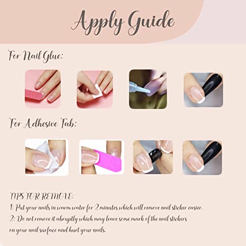 BABALAL Press on Nails Short Round Fake Nails Glossy Glue on Nails with Design Short Nails 24Pcs Oval Acrylic Nails for Women and Girls