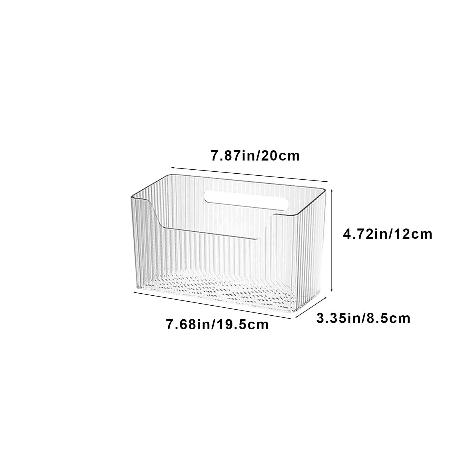 Adhesive Shower Caddy - Shower Shelves - Wall Mounted Small Storage Organizer Box - Plastic Basket, Bottom Open Drains Water, No Drilling, for Bathroom, Pantry, Kitchen, Laundry, Utility Room