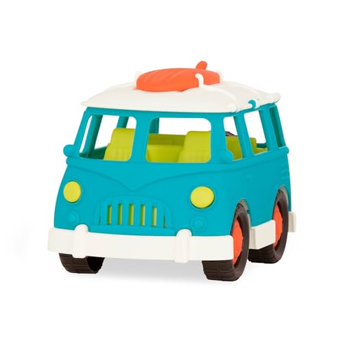 Battat- Wonder Wheels - Blue Toy Camper Van β Toy Rv For Kids, Toddlers β Realistic Details- Recyclable Materials- Camper Van- 1 Year +
