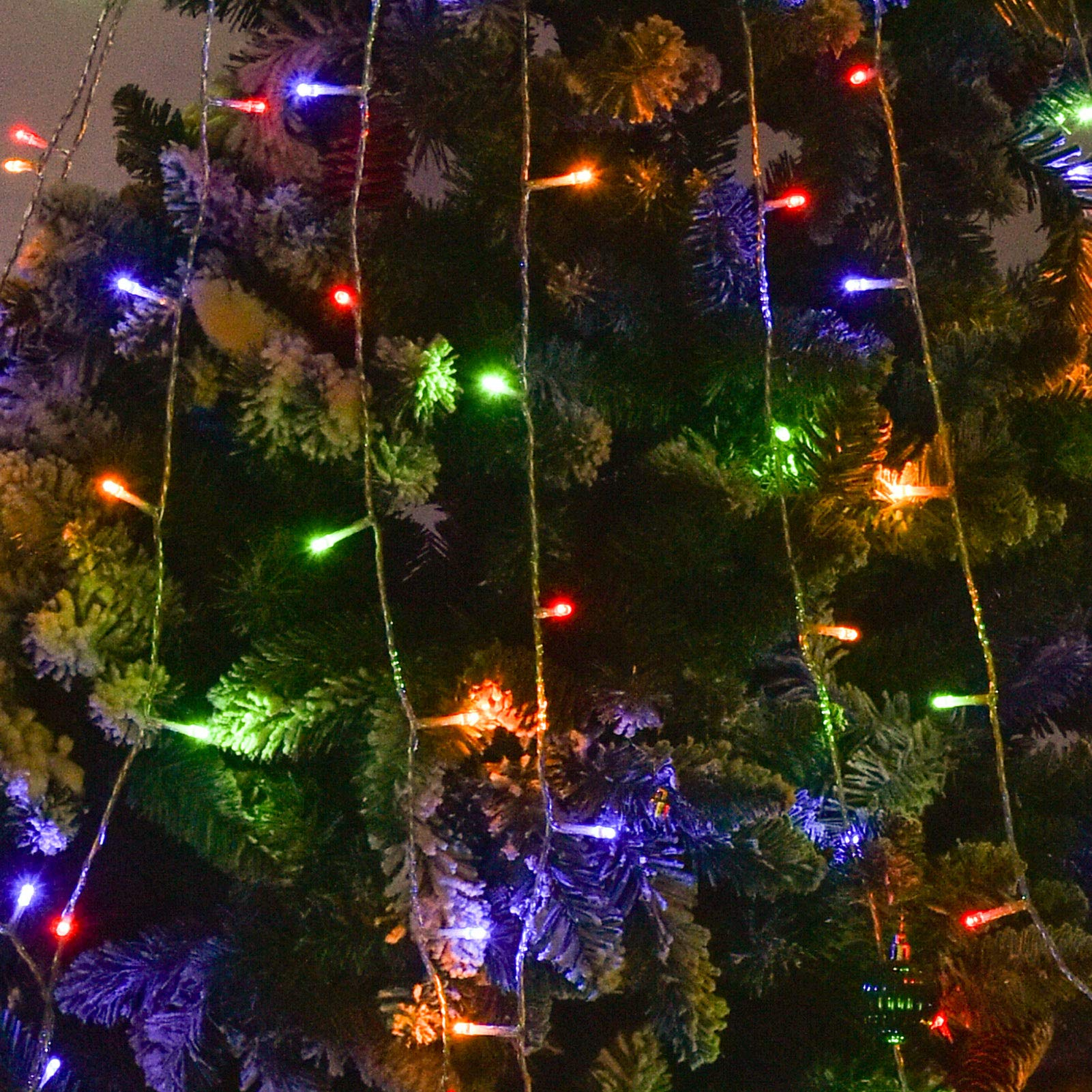 32.8FT 100 LED Indoor/Outdoor Fairy String Lights Plug in, Waterproof Christmas Lights with 8 Lighting Modes for Bedroom, Wedding, Party, Garden, Christmas Tree Decoration