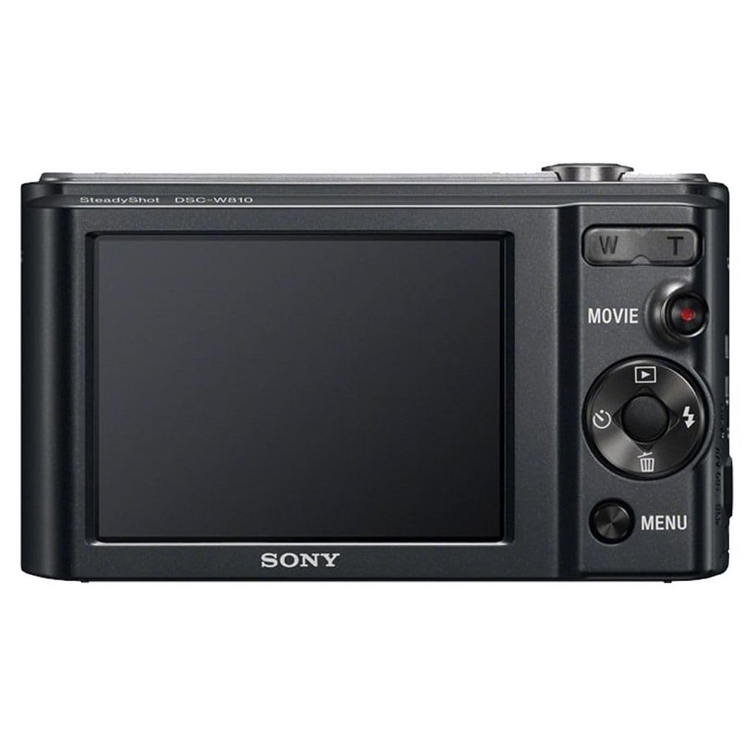 ACELL MOBILITY Sony Cyber-Shot DSC-W810 Digital Camera (Black) 20.1 MP with Optical 6X Zoom Lens + SanDisk 32GB Memory Card + Tripod + A-Cell Accessory Bundle