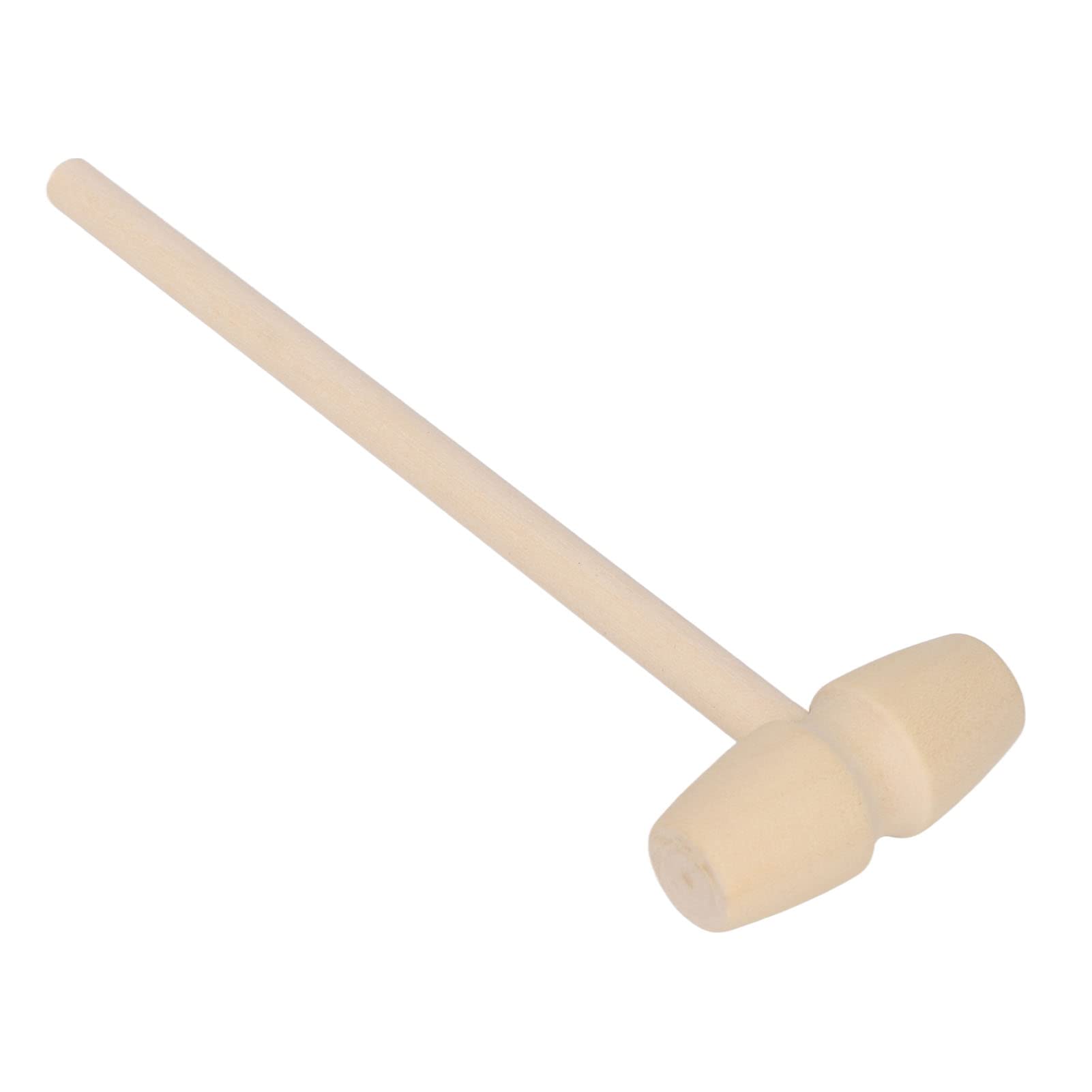 30pcs Mini Wooden Crab Lobster Mallets Seafood Shellfish Crab Hammer Craft Toys for Kids Wooden Mallets Breakable Heart Hammer for Chocolate Heart