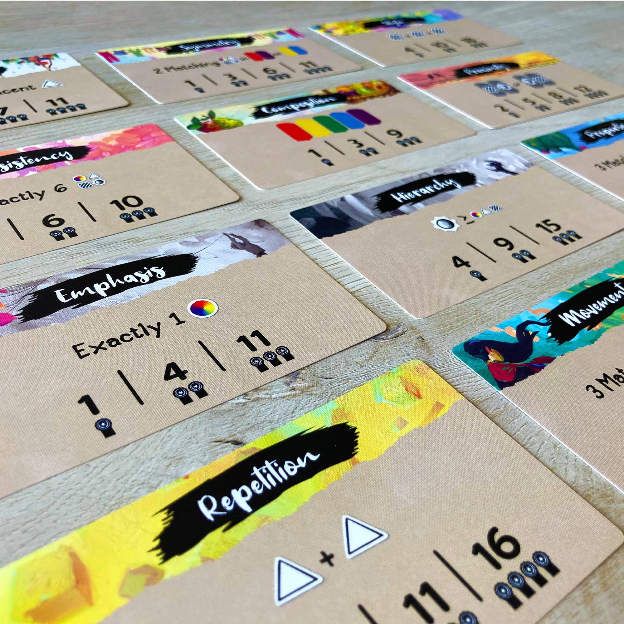 Canvas Board Game - Create Stunning Masterpieces! Art Competition and Puzzle Game for Kids & Adults, Ages 14+, 1-5 Players, 30 Minute Playtime, Made by R2i Games