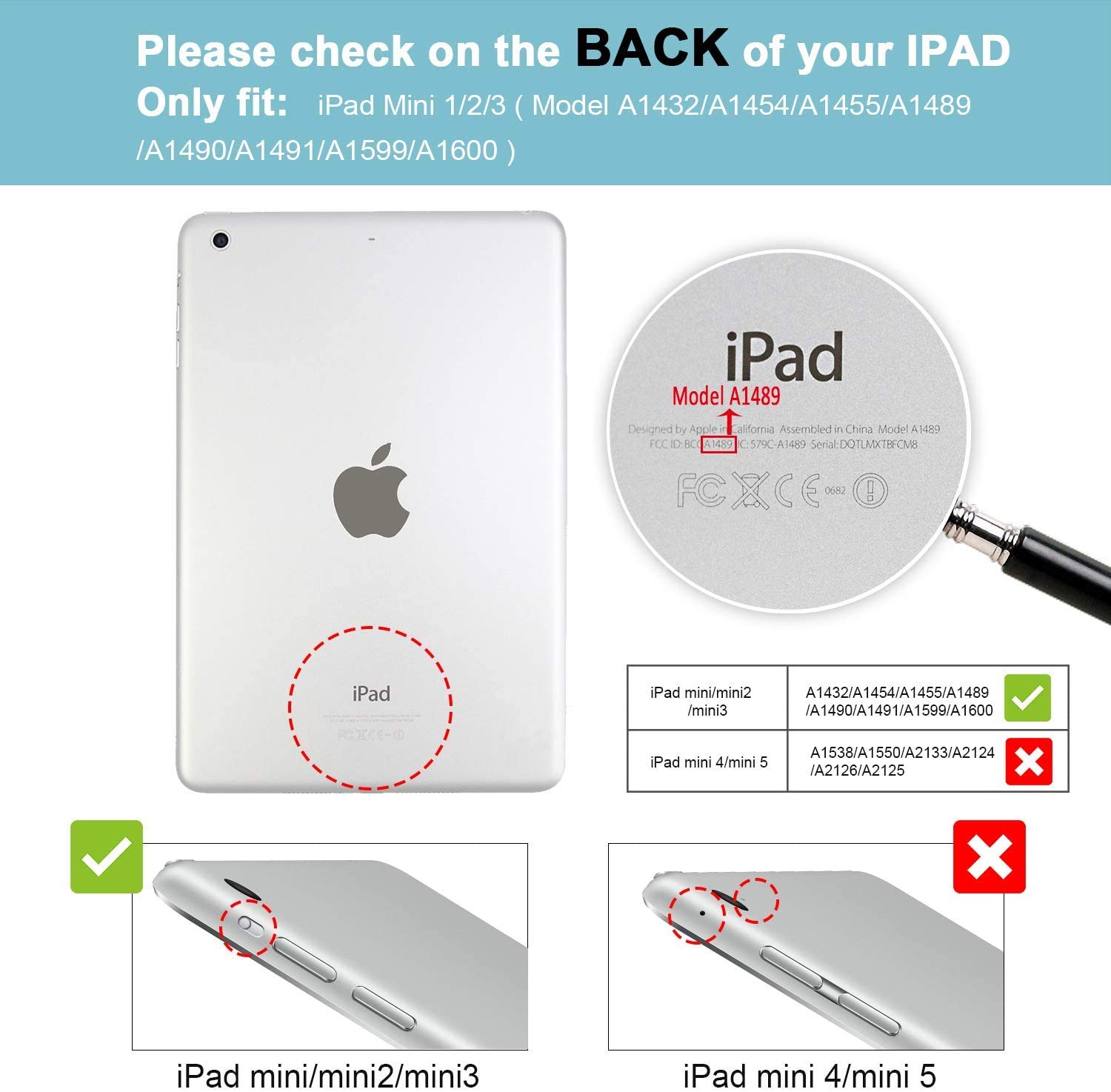 ProCase 2 Pack for 7.9β iPad Mini 1 2 3 Screen Protectors, Tempered Glass Film Guard for iPad Mini 1st, Mini 2nd, Mini 3rd Gen