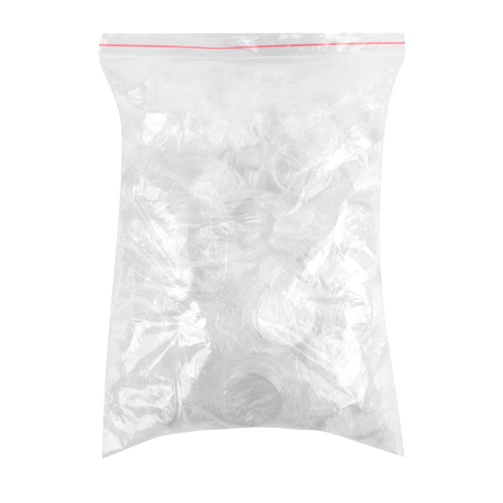 60Pcs Cosmetic Containers, HNYYZL 3 Gram Clean Plastic Jar Travel Sample Empty Container, for Lotion, Eye Shadow Nails Powder, Jewelry, and Creams Sample Make-up Storage(Transparent, 3ML)
