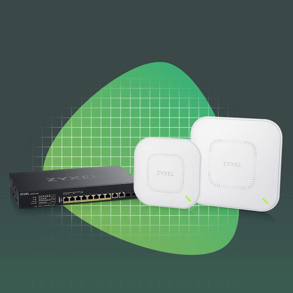 ZYXEL 12-Port PoE Switch Multi-Gigabit Ethernet Smart (XS1930-12HP) - Managed, with 8X 10G PoE++ @ 375W, 2X 10G Ethernet, 2X 10G SFP+, Optional Nebula Cloud, Rackmount, Limited Lifetime Protection