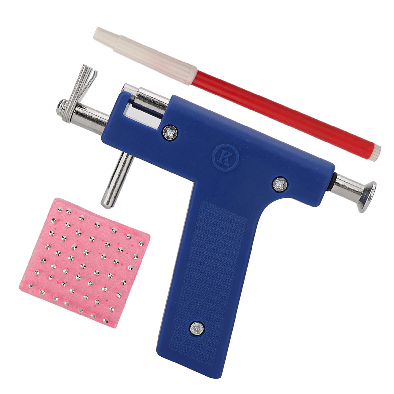 Akozon Body Piercing Gun Kit, Professional Painless Tool Nose Navel Disposable Ear ohrringe piercing ohrring Hole Set Studs Steel Needles Kits for Beauty Supply