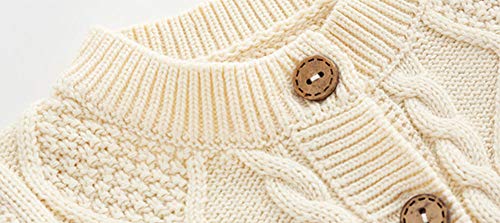 Mornyray Newborn Baby Girls Boys Sweater Jumpsuit Winter Knit Romper Clothes