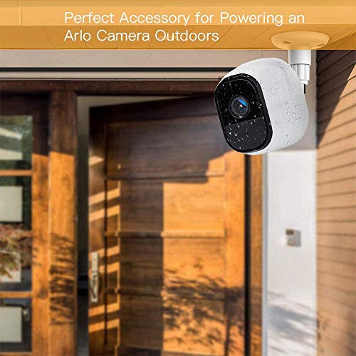 EaseBuy Power Cable and Charger Adapter for Arlo Pro & Arlo Pro 2 and Arlo GO, Weatherproof Outdoor Indoor Arlo Cords - No Charging Needed (9m, Black)