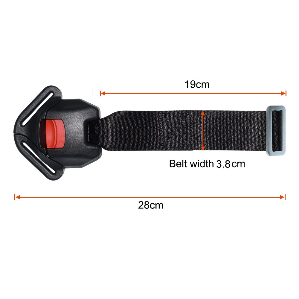 Universal Baby Highchair Stroller Pushchair 5PT 5 Point Safety Harness Locking Buckle Clip