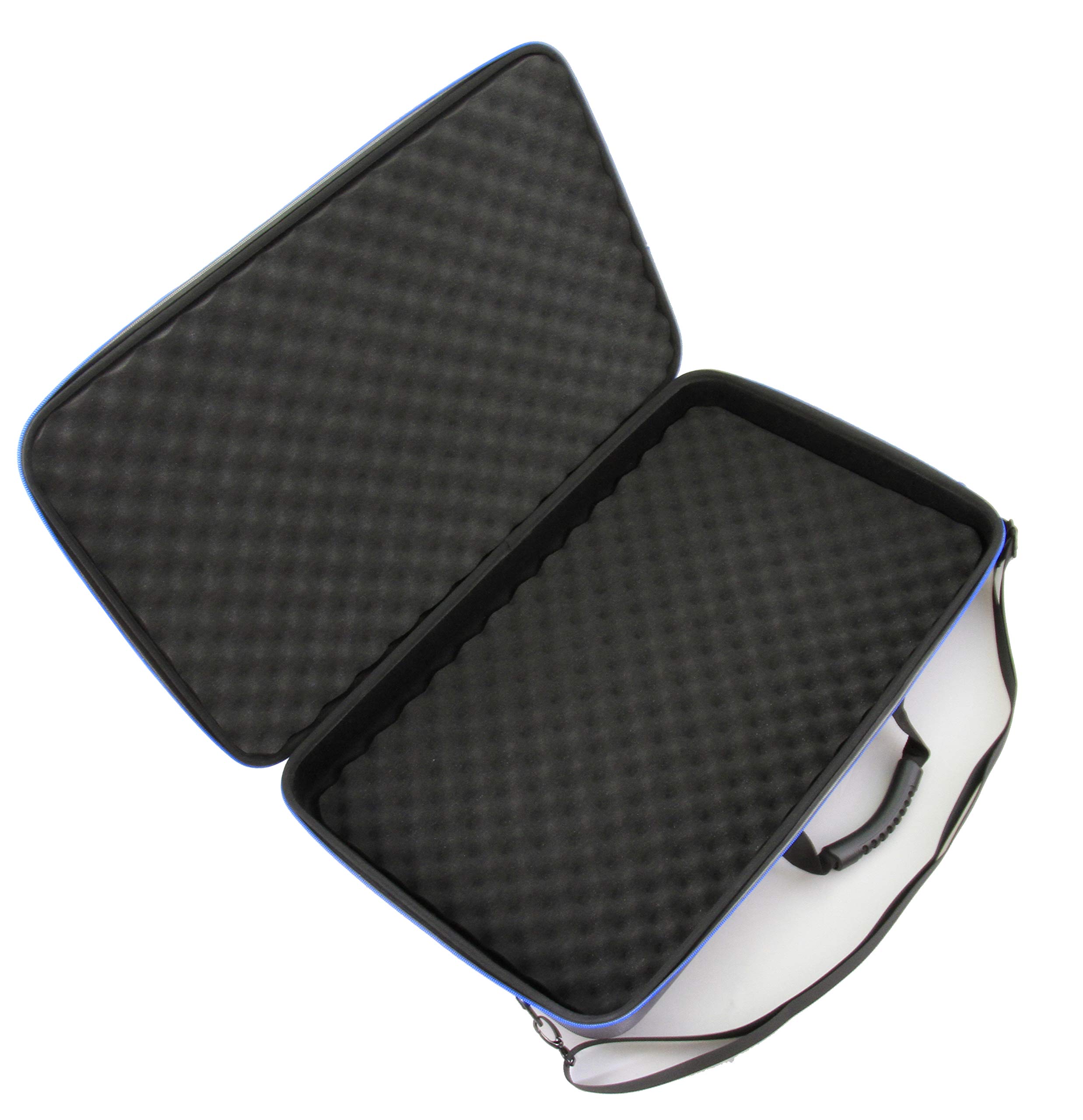 CASEMATIX DJ Controller Case Compatible with Pioneer DJ Controller DDJ-SR, SR2, REV1, DDJ-REV1, FLX4, Denon MC4000, Numark NVII, Mixtrack Pro3, NV Platinum With Adjustable Shoulder Strap