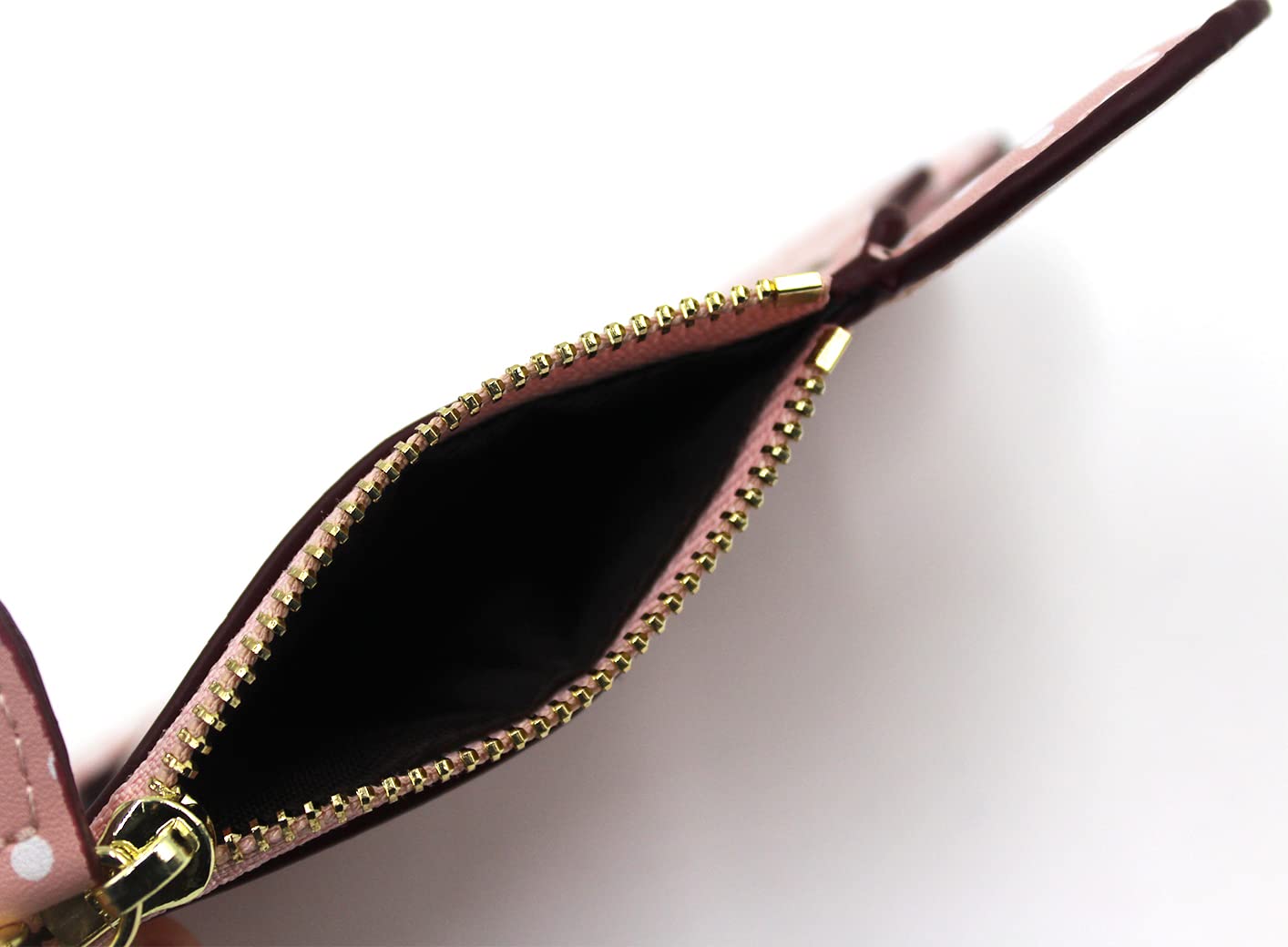 Cute Travel PU Leather Student ID Card Holder Animal Shape Neck Bag Wave Dot Wallet Coin Purse for Women Teens Girls