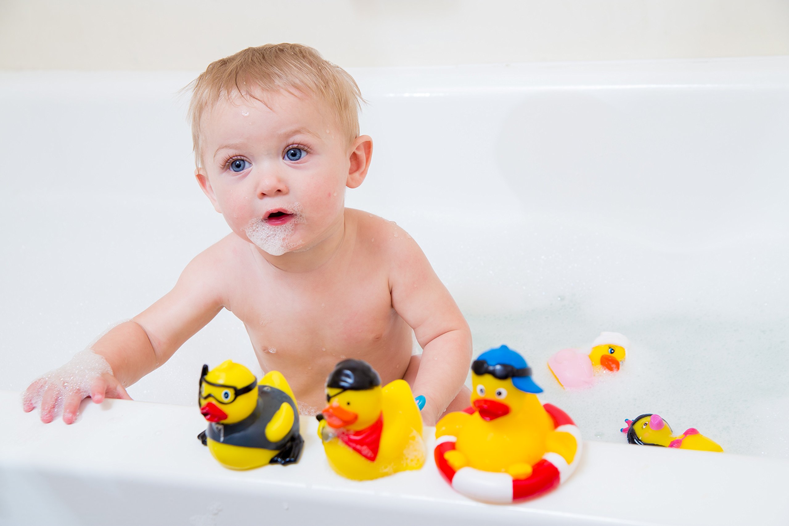 DUCKY CITY 3" Leprechaun Rubber Duck [Floats Upright] - Baby Safe Bathtub Bathing Toy