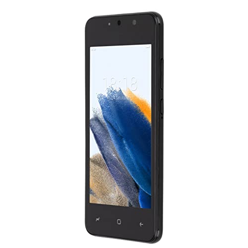 5.0Inch Unlocked Smartphone, 2GB RAM 16GB ROM, Support Face Recognition/WiFi/BT/FM/GPS, 8MP Front 8MP Rear Camera, 2G 3G Cell Phone for Android 10.1 (Black)