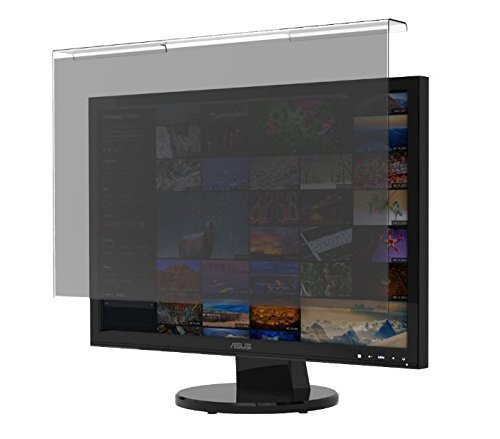 Unversal 24W 23.8W 23.6W 23W iMac24 Privacy Filter Blue Light Blocking Screen Protector Film Widescreen (W) 21.65" x (H) 13.77" - Monitor Desktop Frame Hanging Type (diagonally 24" Filter)