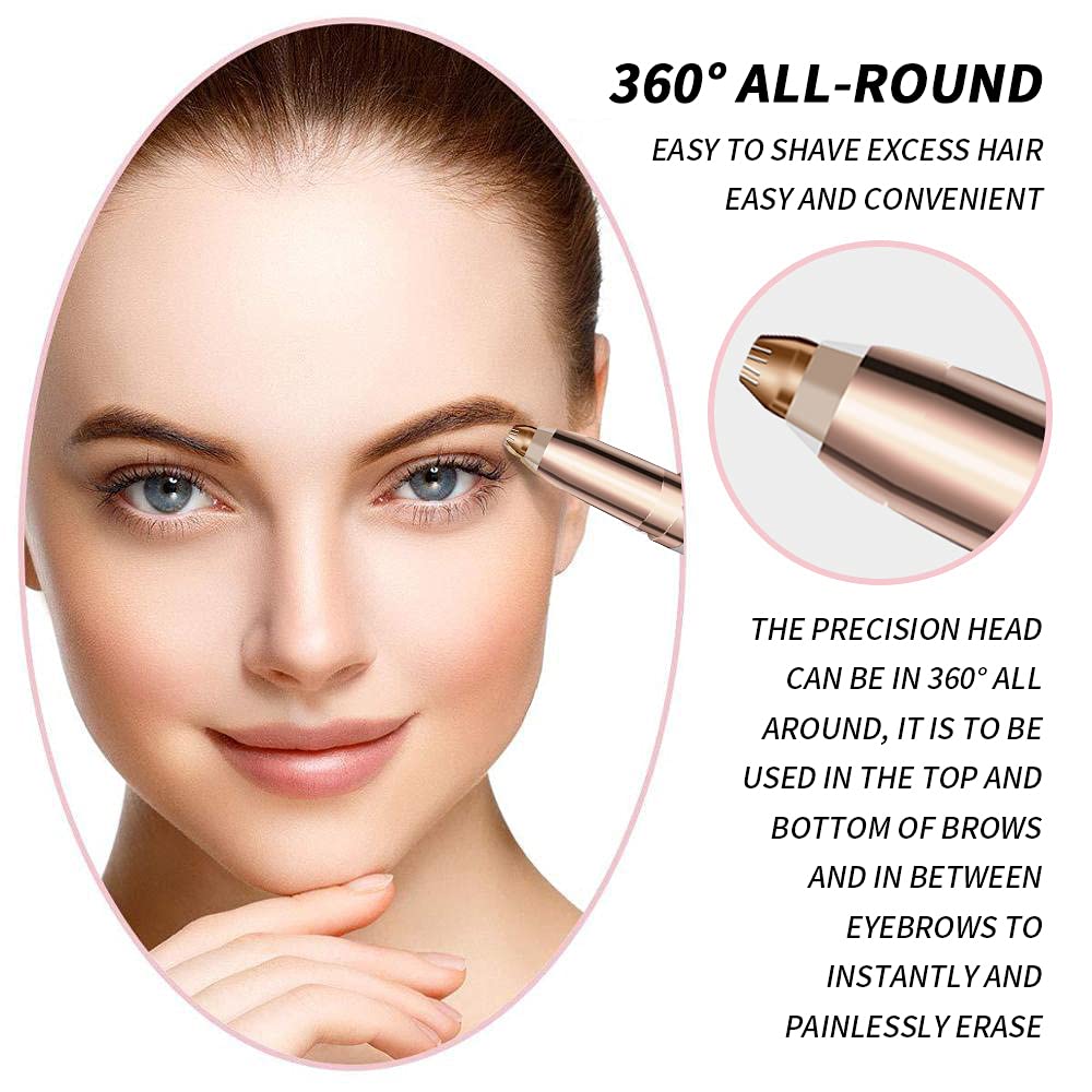 MEIYIXIN Electric Eyebrow Trimmer for Women, Precision Hair Removal, Battery Charging, Easy to Use, Multipurpose, Stylish and Portable