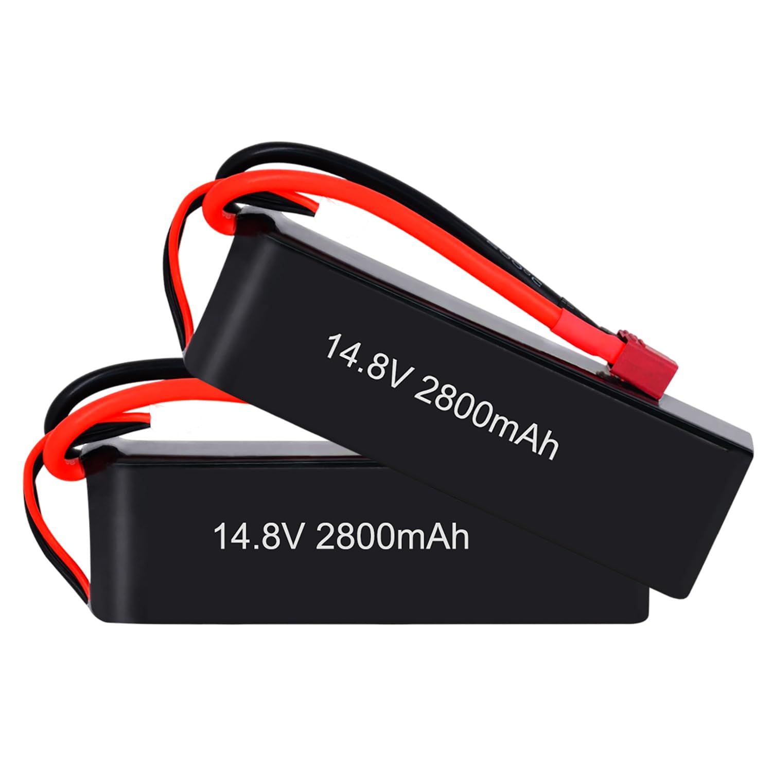 Ssccgym 14.8V 2800mAh 4S Lipo Battery 30C Replacement Parts Accessories Apply in Feilun ft011 Remote Control Brushless Speed Boat (2PCS)