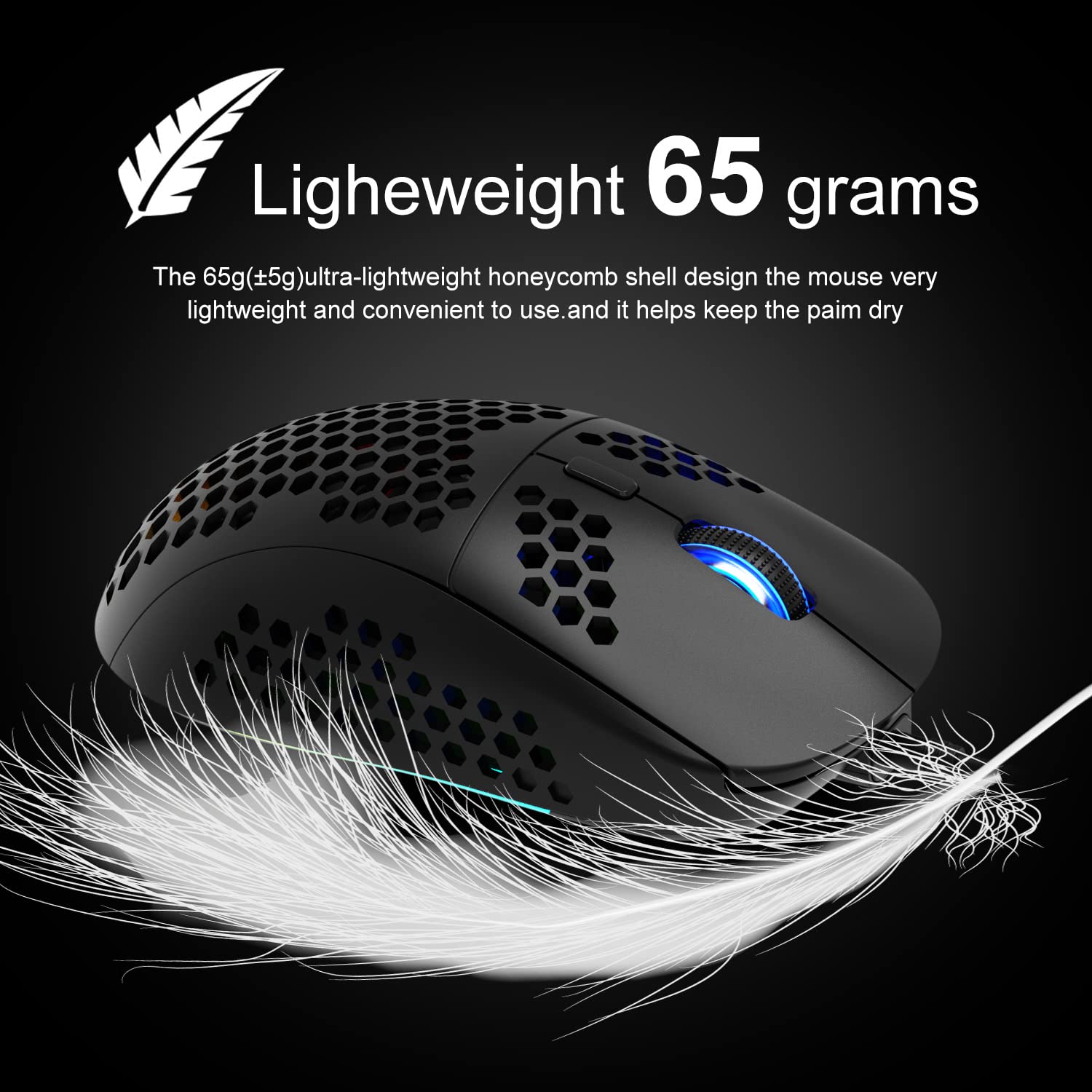 60% Gaming Keyboard and Mouse Combo Samll Mini RGB Backlight Mechanical Feeling and Mechanical RGB 6400 DPI Honeycomb Optical Mouse,Gaming Mouse pad for Gamers and Typists (Green)