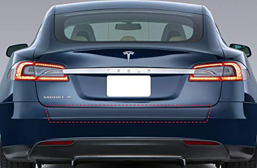 Yellopro Auto Custom Fit Tesla Model S 2017 2018 2019 2020 3M Scotchgard Pro Trunk Rear Bumper Edge Protector PPF Clear Bra Paint Anti Scratch Guard Self Healing Decal Sticker Cover Film Kit