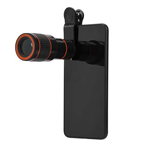 Cell Phone Camera Lens, Professional 12X Telephoto Lens, Telescopic Focusing Universal Phone Camera Lens for Mobile Phone Tablet Cell Phone Lens