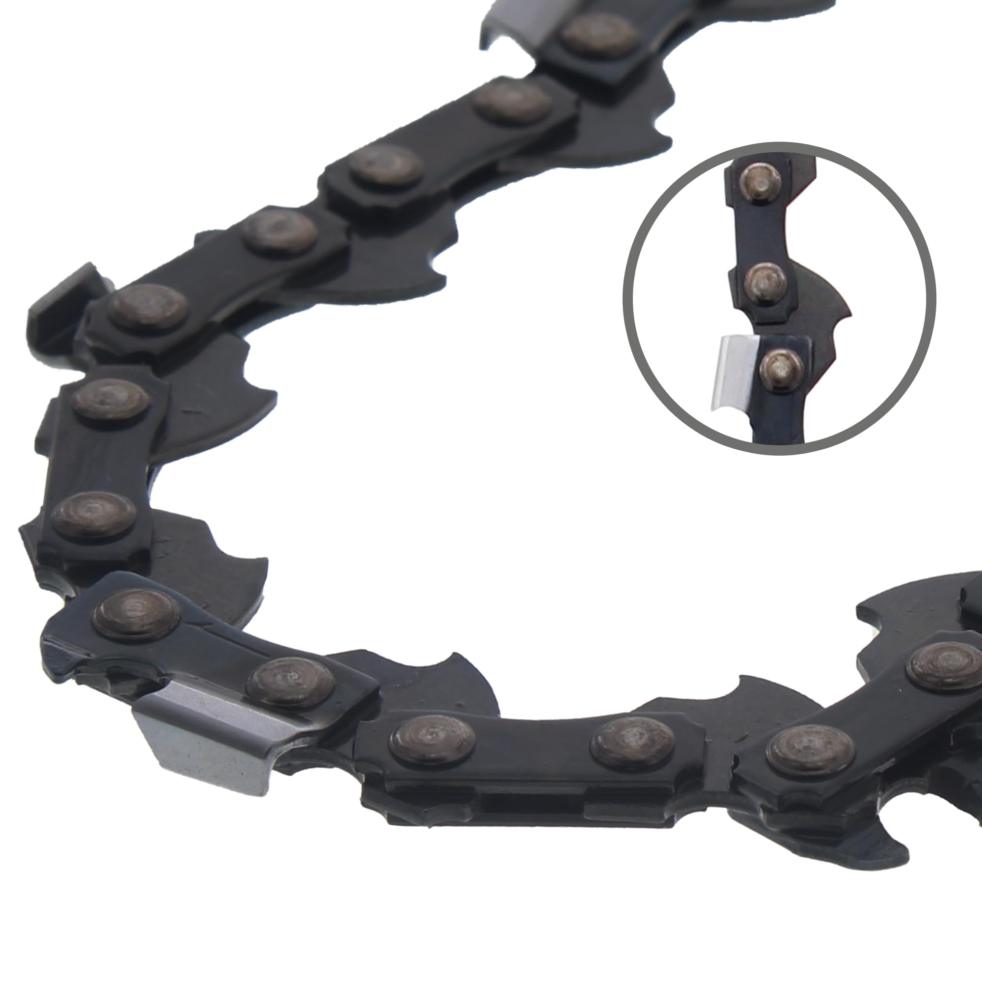 8TEN Chainsaw Guide Bar and 2 Chains For Husqvarna Echo Poulan 3516AVX 91VXL057G 160SDEA041 16 inch .050 .375 57DL
