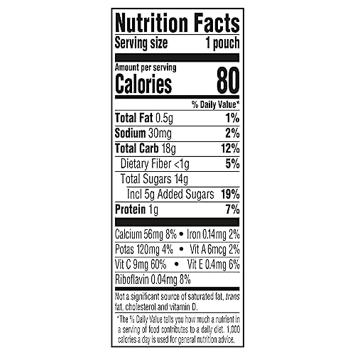 Gerber Baby Food Pouches, Toddler 12+ Months, Fruit & Yogurt, Strawberry Banana, 3.5 Ounce