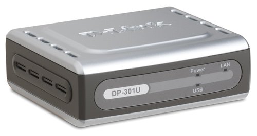 D-Link DP-301U 10/100TX 1-USB Port Print Server