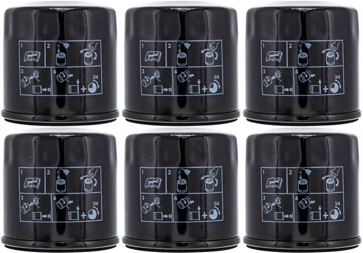 6 PK Genuine Exmark 126-5234 Oil Filter Quest Radius E & S Series